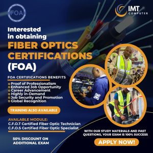 Certification in Fiber optic
